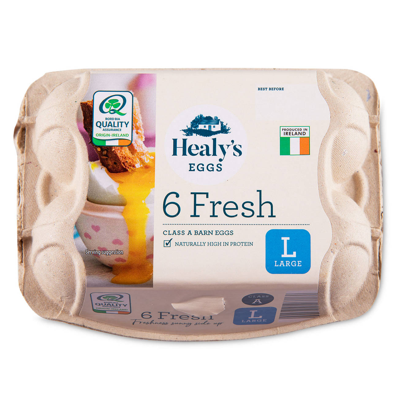 Large Fresh Eggs 6 Pack | ALDI IE